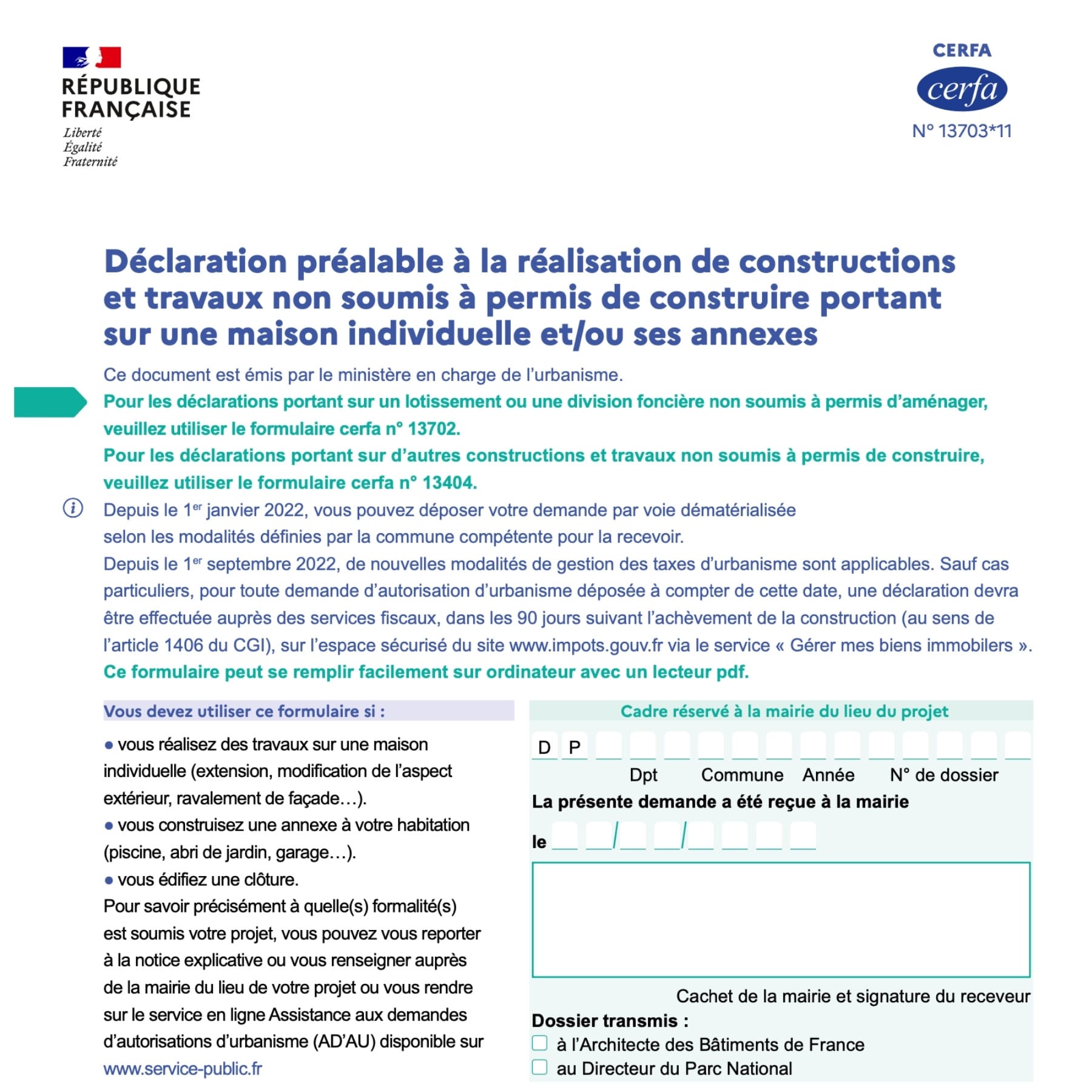Déclaration Préalable (DP) d'Aménagement Extérieur - PGI-Habitat